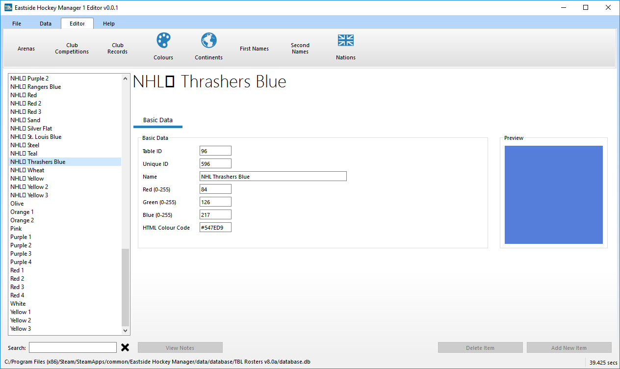 EHM 1 Database & Saved Game Editor v1: BUG REPORTS & FEATURE REQUESTS - Page 2 - EHM The Blue Line